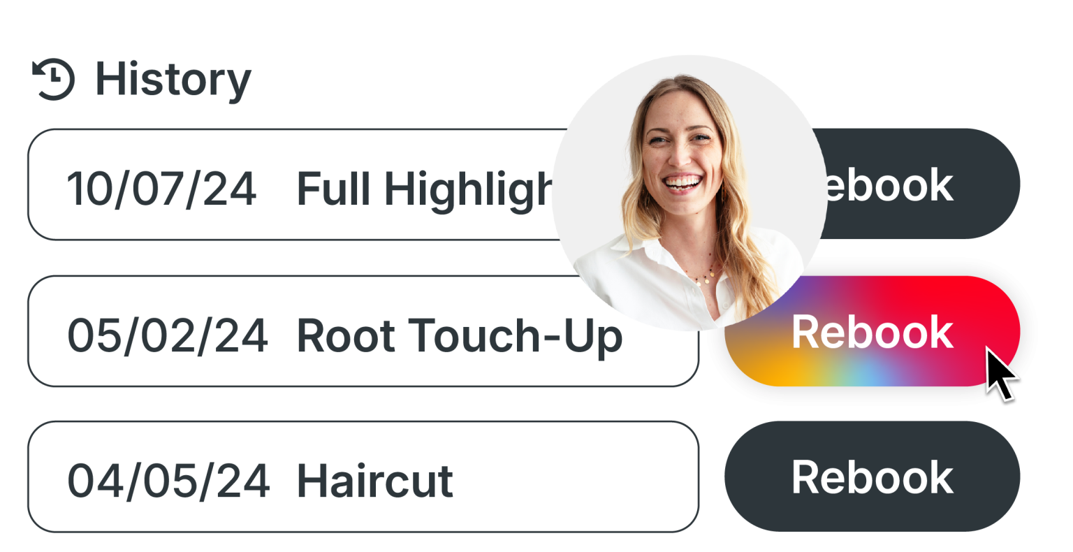 Client Portal Feature for Salon Software | Aura Salonware