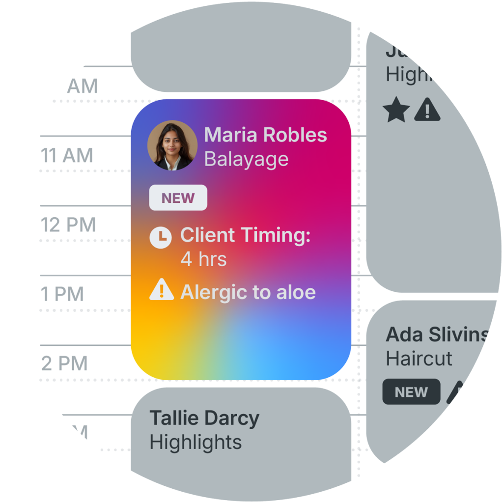 Salon Scheduling Software Tools | Aura Salonware