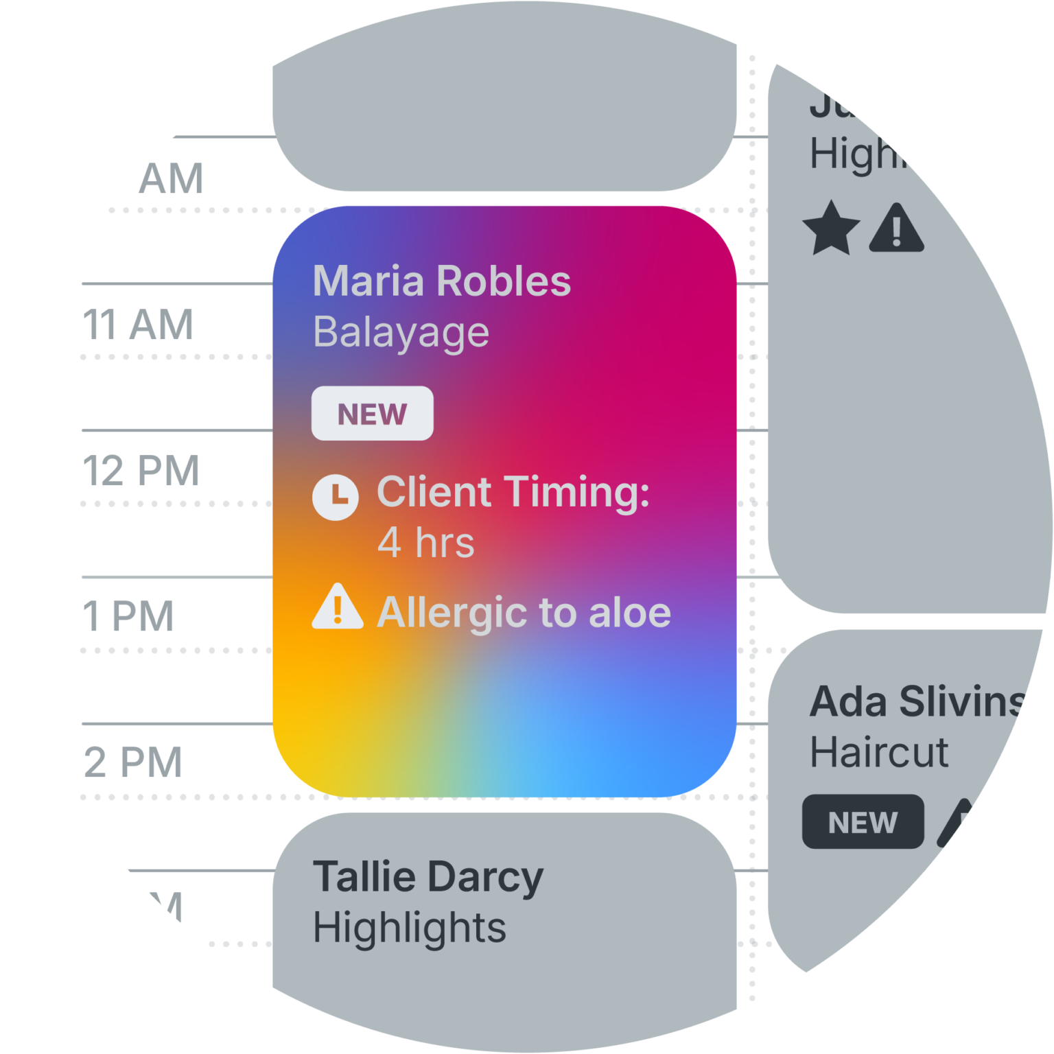 Salon Scheduling Software Tools | Aura Salonware
