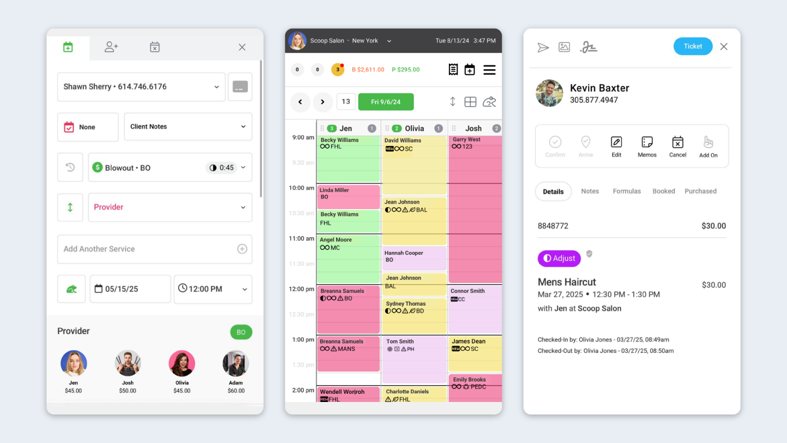 Salon Scheduling Software Tools | Aura Salonware